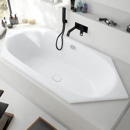 Hoesch iSENSI Sechseck-Badewanne, 3845.010+6966.305,