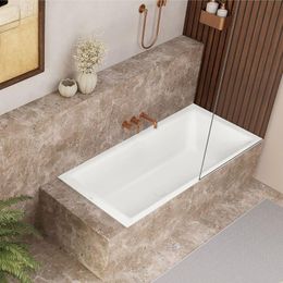 Kaldewei PURO NEXT COMBI Badewanne mit Duschzone, 143500010711,