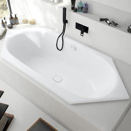 Hoesch iSENSI Sechseck-Badewanne, 3858.010+6967.310,