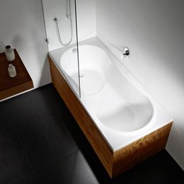 RepaBad Dublin Badewanne mit Duschzone, 0029231-0001,