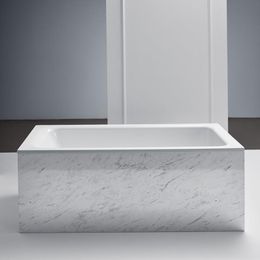 Bette Select Rechteck-Badewanne, Einbau, mit seitlichem &Uuml;berlauf, 3420-000PLUS,