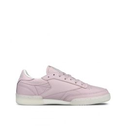 Reebok Club C 85 auf dem Hof ​​Schn&uuml;re-up rosa glattes Leder-Damen BD4463