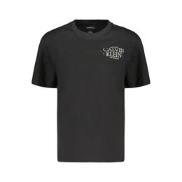 Calvin Klein Schwarzes Baumwoll Damen-T-Shirt