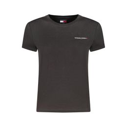 Tommy Hilfiger Schwarzes Baumwoll Damen T-Shirt