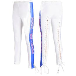 Puma x Fenty Seitenstreifen Damen Leggings Wei&szlig;
