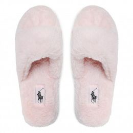 Ralph Lauren Fur Slide Pink Womens Pantoffeln