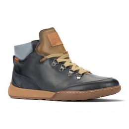 Pikolinos Damen blaue Leder-Schn&uuml;rschuhe Turnschuhe &ndash; Viana