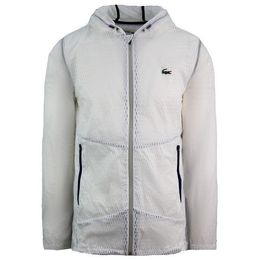Lacoste Windbreaker Herren Wei&szlig;e Jacke