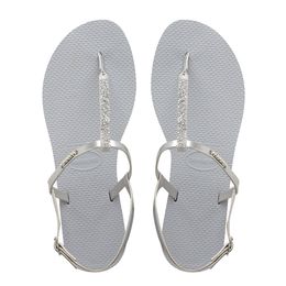 Havaianas You Riviera Crystal Damen Silber Sandalen