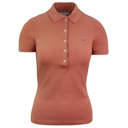 Lacoste Slim Fit Damen Pfirsich Poloshirt