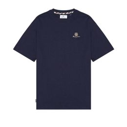 Aquascutum Active T-shirt Mit Kleinem Logo In Marineblau