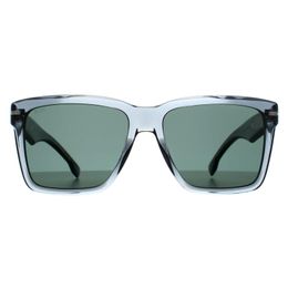 HUGO BOSS Rectangle Herren Grau Gr&uuml;n Spiegel BOSS 1745/S