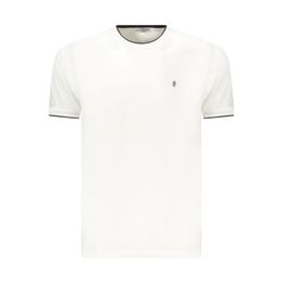 Coveri Moving Wei&szlig;es Baumwoll Herren-T-Shirt