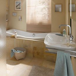 Hoesch FOSTER Rechteck-Badewanne, Einbau, 6697.010,