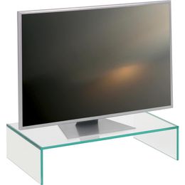 Xora Tv-Aufsatz, Klar, Glas, 60x14x35 cm, Wohnzimmer, TV M&ouml;bel, TV-Aufs&auml;tze