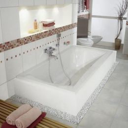 RepaBad Arosa Rechteck-Badewanne, Einbau, 0029223-0001,
