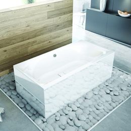 Hoesch THASOS Rechteck-Badewanne, Einbau, 3744.010,