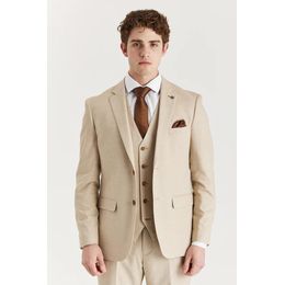 Paul Andrew Leichter einreihiger Sommerblazer f&uuml;r Herren in Beige