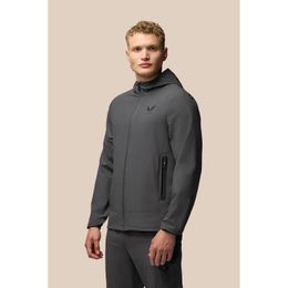 Castore Leichte Flex-Jacke Herren Graue Trainingsjacke