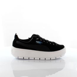 Puma -Bahnsteigspur x -Ader Fehler Schwarz Low -up -Womens Trainer 367196 02