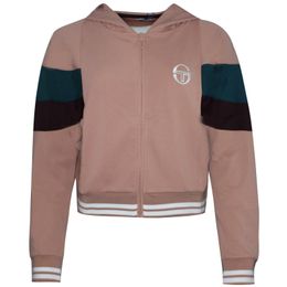 Sergio Tacchini Ilma Hoodie Zip Up Sweatshirt Pink Cardigan 37762 712