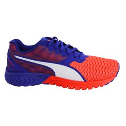 Puma Ignite Dual Womens Schn&uuml;rung blaue Orangen -Trainer 189148 01 B78C