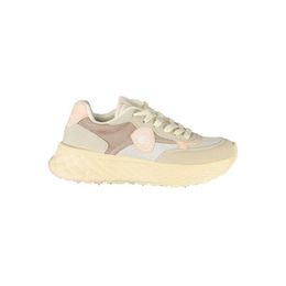 Blauer Beiger Polyurethan Damen Sneaker