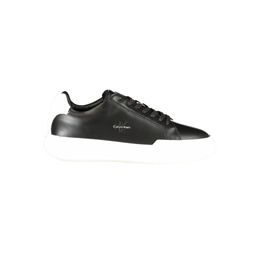 Calvin Klein Schwarze Leder Herren Sneaker