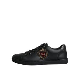 Dolce & Gabbana Dolce & Gabbana Schwarze London Heiliges Herz Herren Sneaker Schuhe