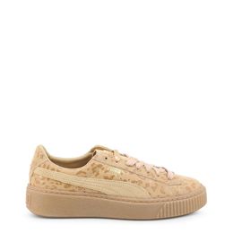 Puma Basket Plattform Leopard Damen Sneaker Schn&uuml;rschuh 365982 01 B101B