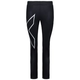 2XU Core Kompressions Leggings Damen Schwarz/Silber