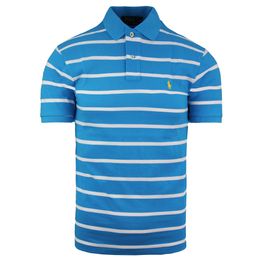 Ralph Lauren Gestreiftes Herren Polo-Shirt in Blau