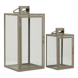 Laternenset, Gr&uuml;n, Metall, Glas, Dekoration, Windlichter & Laternen, Laternen