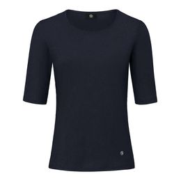 Bogner - Rundhals-Shirt Modell Velvet, blau, Gr. 44 / L - Baumwolle
