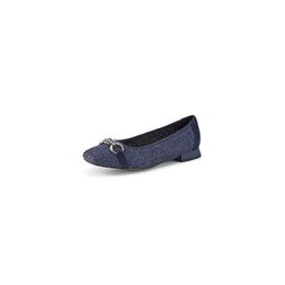 Caprice - Ballerina, blau, Gr. 40
