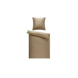 Como Green Satin Bettw&auml;sche Uni gold Ma&szlig;e (cm): B: 135 &raquo; M&ouml;bel Kraft