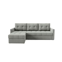M&ouml;bel Kraft Ecksofa Olivia grau Ma&szlig;e (cm): B: 230 H: 86 &raquo; M&ouml;bel Kraft