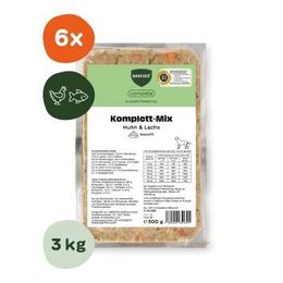 BARFER's BARFER'S Komplett-Mix Huhn und Lachs 6x500 g