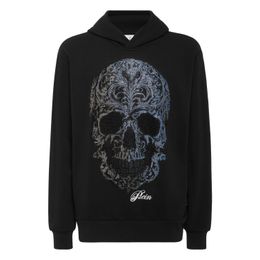 Philipp Plein Fleece Hoodie Sweatshirt Degrade' Skull