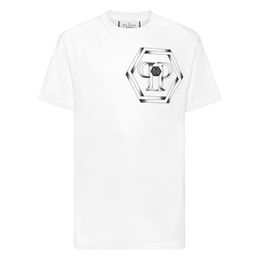 Philipp Plein T-Shirt Rundhalsausschnitt Hexagon