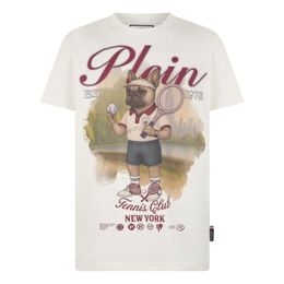 Philipp Plein Round Neck T-Shirt New York Tennis