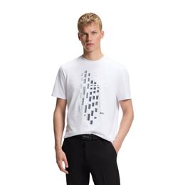 BOSS - T-Shirt f&uuml;r Herren, Stretch, Regul&auml;r (Wei&szlig;)