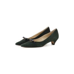Evita BARBARA Damen Pumps - Rauleder Dunkelgr&uuml;n - 35