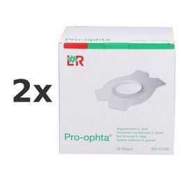 Lohmann & Rauscher 2x PRO-OPHTA Augenverband S gro&szlig; 50 St
