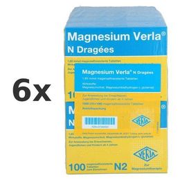 Verla-Pharm Arzneimittel GmbH & Co. KG 6x Magnesium Verla N Dragees 1000 St