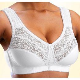 Damen Entlastungs-BH ros&eacute;+wei&szlig; Gr&ouml;&szlig;e 90C