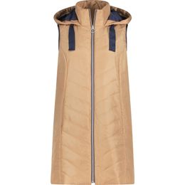 CR&Eacute;ATION L Damen Longweste camel Gr&ouml;&szlig;e 50