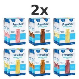 Fresenius 2x Fresubin Energy Fibre Drink Mischkarton Trinkflasche Trinknahrung 24 St