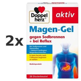 Queisser 2x Doppelherz Magen-Gel gegen Sodbrennen+bei Reflux 20x10 ml