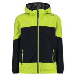 CMP Softshelljacke in Schwarz/ Gelb - 61% | Gr&ouml;&szlig;e 128 | Kinder-outdoor-jacken